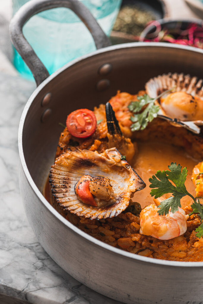 Arroz con Mariscos - Rice with Seafood - Uku Peruvian Soul